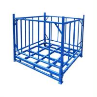 China Cold Rolled Steel Foldable Stack Racking Stackable Shelves For Rod Customized for sale