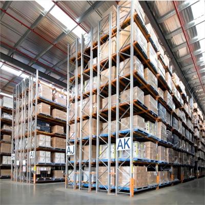 China Load Capacity Double Deep Pallet Racking Powder Coated Storage Solution for sale