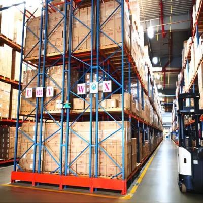 China Custom Colors 2 Deep Pallet Racking System Powder Coated 1000-4000kg/ Layer for sale