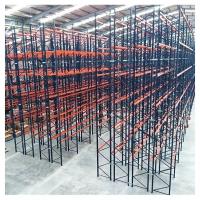 China Heavy Duty Double Deep Pallet Racking System With 6000-21000kg Weight Capacity for sale