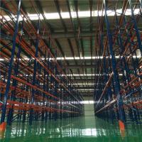 China Colorful Open Industrial Strength Pallet Storage System 50-75mm Pitch for sale