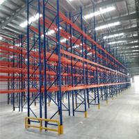 China High Capacity Pallet Racking / Heavy Duty Pallet Shelving with Open or Closed Pitch Beams for sale