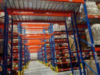 China High Capacity Pallet Racking / Heavy Duty Pallet Shelving with Open or Closed Pitch Beams for sale