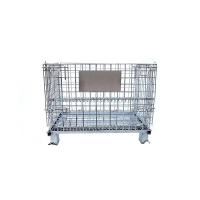 China Heavy Duty Welded Steel Mesh Storage Cage Industrial Wire Mesh Baskets for sale