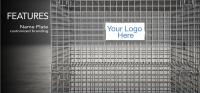 China Collapsible Stackable Storage Wire Mesh Container For Industrial Use Workshop for sale