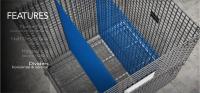 China Silver Wire Mesh Cage For Storage With Customizable Hole And Wire Diameter for sale