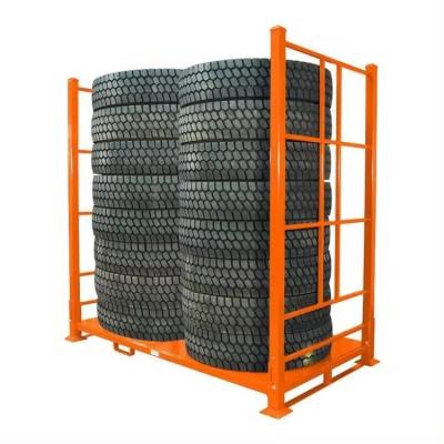 China Portable Stackable Warehouse Storage Racks for 4*4 Tires and Passenger Tires Durable for sale