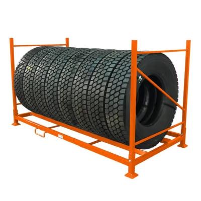 China Industrial Warehouse Space Optimization Stackable Tire Racks with Adjustable Mobility for sale