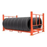 China After-sales Service 1500kg Load Capacity Metal Tire Storage Rack With Foldable Design for sale