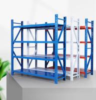 China Common Medium Duty Long Span Rack with Customized Capacity and Steel Wire Mesh Decking for sale