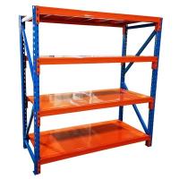 China Closed Medium Duty Rack for Supermarket Shelf Mobile Warehouse Storage in Retail Shop for sale