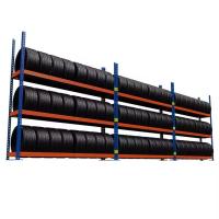 China Stackable Steel Truck Tire Rack For Automotive Pallet Racking for sale