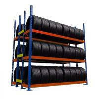 China Stackable Steel Truck Tire Rack For Automotive Pallet Racking for sale