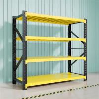 China Long Span Medium Duty Shelving Adjustable Metal Shelves of Q235 for Warehouse Storage for sale