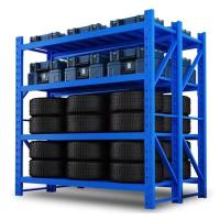 China Medium Duty Racks Shelves For Warehouse Logistic Center Made Of Customized Steel for sale