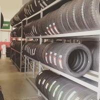 China Steel Medium Duty Tyre Rack For Auto Repair Store Customized Display Rack Structure for sale
