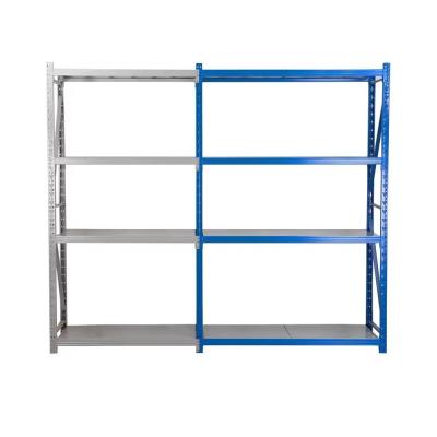 China Customization Multi Level Medium Light Duty Steel Shelving Rack For Warehouse Storage for sale