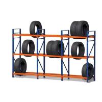 China Tyre Storage Display Rack With Medium Duty Metal Shelving Of Conventional Development for sale