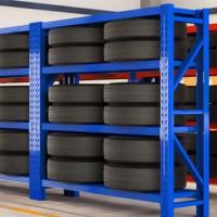 China Racking Multi-Usage Metal Medium Duty Pallet Shelves For Wheels Tires Tyres for sale
