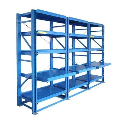 China Adjustable Mobility Heavy Duty Drawer Type Injection Mould Rack for Customized Storage for sale