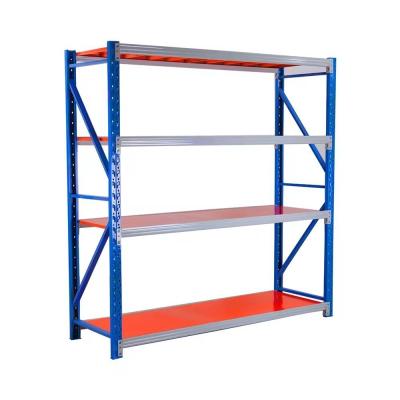 China 1200*400*2000mm 4 Layer  Steel Light Duty Shelving Rack For Warehouse Shop for sale