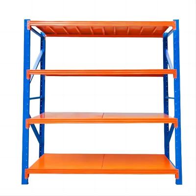 China Customization Heavy Duty Industrial Long Span Shelving Boltless Rack For Garage Storage for sale