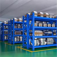 China QF-Medium Duty Warehouse Metal Long Span Shelving 4 Layers Standing Shelf For Storage for sale