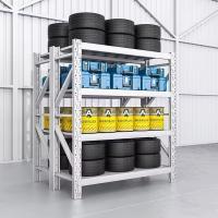 China Customized Adjustable Industrial Heavy Duty Metal Tire Rack For Household Supermarket for sale