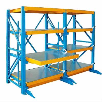 China Customizable Storage Solution Heavy-Duty Open Mould Rack with Pulling out Drawer for sale