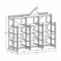 China Heavy Duty Mold Rack Metal Sliding Drawer Injection Mould Shelves for sale