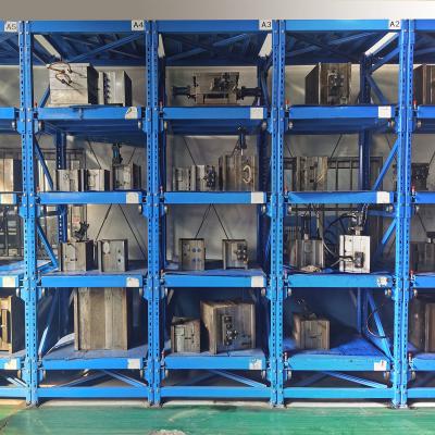 China QIFEI-020 Injection Mould Drawer Type Mould Rack With Adjustable Mobility for sale