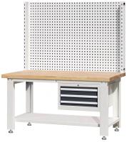 China Sturdy Construction Steel Heavy Duty Industrial Workbench with Drawers for sale
