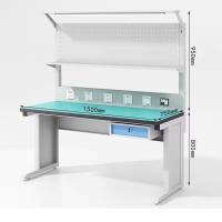 China Sturdy Construction Steel Heavy Duty Industrial Workbench with Drawers for sale