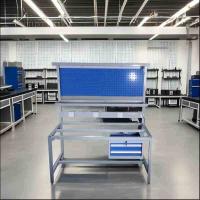China Modular Antistatic Desk for Heavy Duty Tools Cabinet Auto Repair 2000mm 1200*1200*3600 for sale