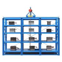 China Powder Coated Adjustable Heavy Duty Mold Rack For Mould Warehouse Q235 Steel 3100*600*2000 for sale