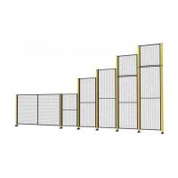 China Mechanical Guardrail Warehouse Equipment Protection Floor Isolation Net Height 0-5m for sale