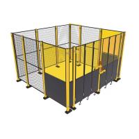 China Mechanical Guardrail Warehouse Equipment Protection Floor Isolation Net Height 0-5m for sale