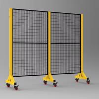 China Closed Open Iron Wire Mesh Guard Workshop Isolation Fence Equipment For Robot Barrier for sale