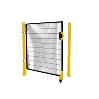 China Closed Open Iron Wire Mesh Guard Workshop Isolation Fence Equipment For Robot Barrier for sale