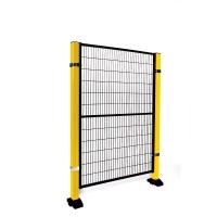 China Closed Open Iron Wire Mesh Guard Workshop Isolation Fence Equipment For Robot Barrier for sale