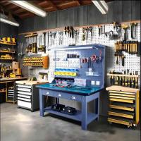 China Steel Tool Cabinets Master Set For Mechanic Garage Warehouse 1200*1200*3600 for sale