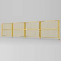 China Steel Safety Fence Machine Guard System For Closed Workshop Isolation 2000*600*2000 for sale