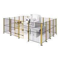 China Pallet Racking Machine Protective Wire Mesh Fence For Workshop In Q235 Raw Material for sale