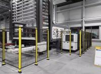 China Pallet Racking Machine Protective Wire Mesh Fence For Workshop In Q235 Raw Material for sale