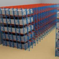 China 2000*600*2000 Heavy Duty Drive-in/Drive-Through Racking System For Warehouse Storage for sale