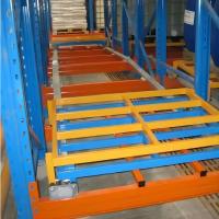 China Conventional Customized Push Back Rack For Warehouse 1000.00cm * 600.00cm * 1000.00cm for sale