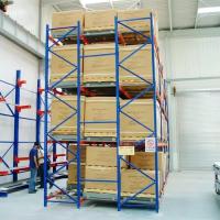 China Customized Heavy Duty Steel Push Back Pallet Racking With ISO9001 CE Certification for sale