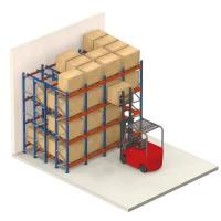 China Heavy Duty Push Back Pallet Racks Customized For Warehouse Storage for sale