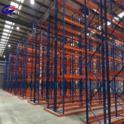 China Serviceable Narrow Aisle Storage Rack VNA with 1000-4500kg Heavy Duty Boltless Design for sale