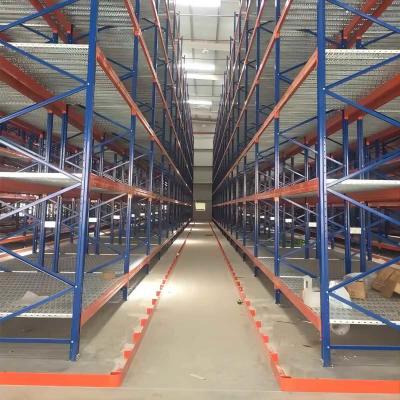 China CE Certified Warehouse Storage Pallet Racking System with Vna Very Narrow Aisle Structure for sale